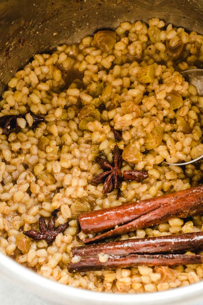 Bubara (Wheat Berry Pudding) Recipe - Little Sunny Kitchen