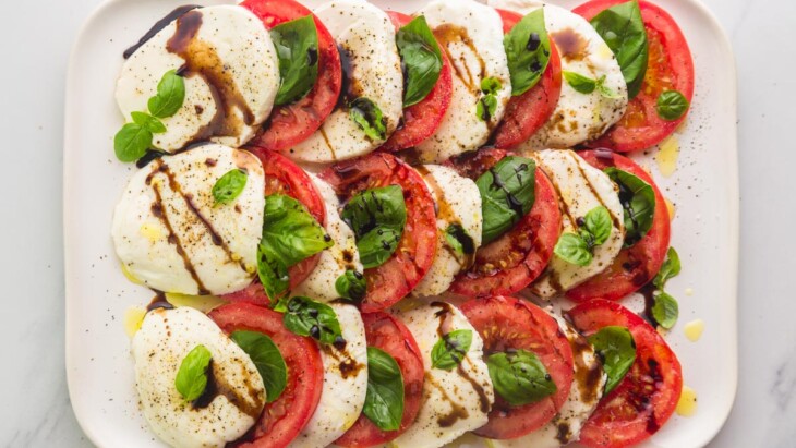 Easy Italian Caprese Salad Recipe - Little Sunny Kitchen