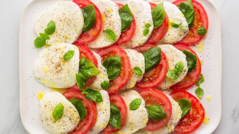Easy Italian Caprese Salad Recipe - Little Sunny Kitchen