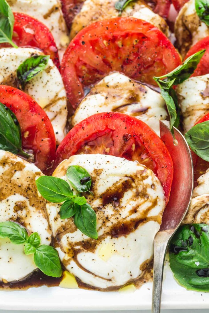 Easy Italian Caprese Salad Recipe - Little Sunny Kitchen