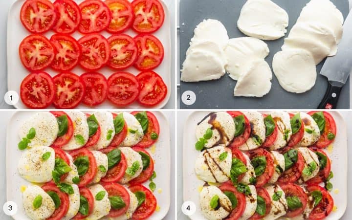 Easy Italian Caprese Salad Recipe - Little Sunny Kitchen