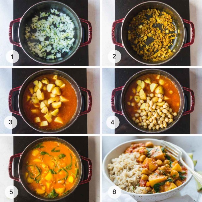 Chickpea and Potato Curry Recipe - Little Sunny Kitchen