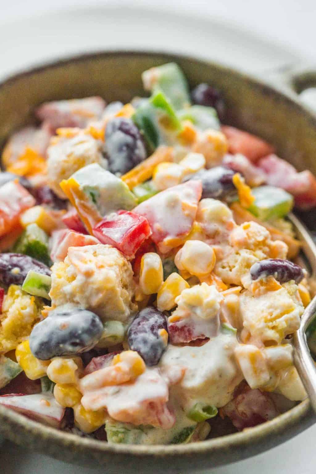 Cornbread Salad - Little Sunny Kitchen