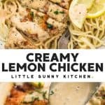 Creamy Lemon Chicken - Little Sunny Kitchen
