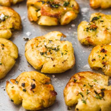 Crushed New Potatoes Recipe - Little Sunny Kitchen