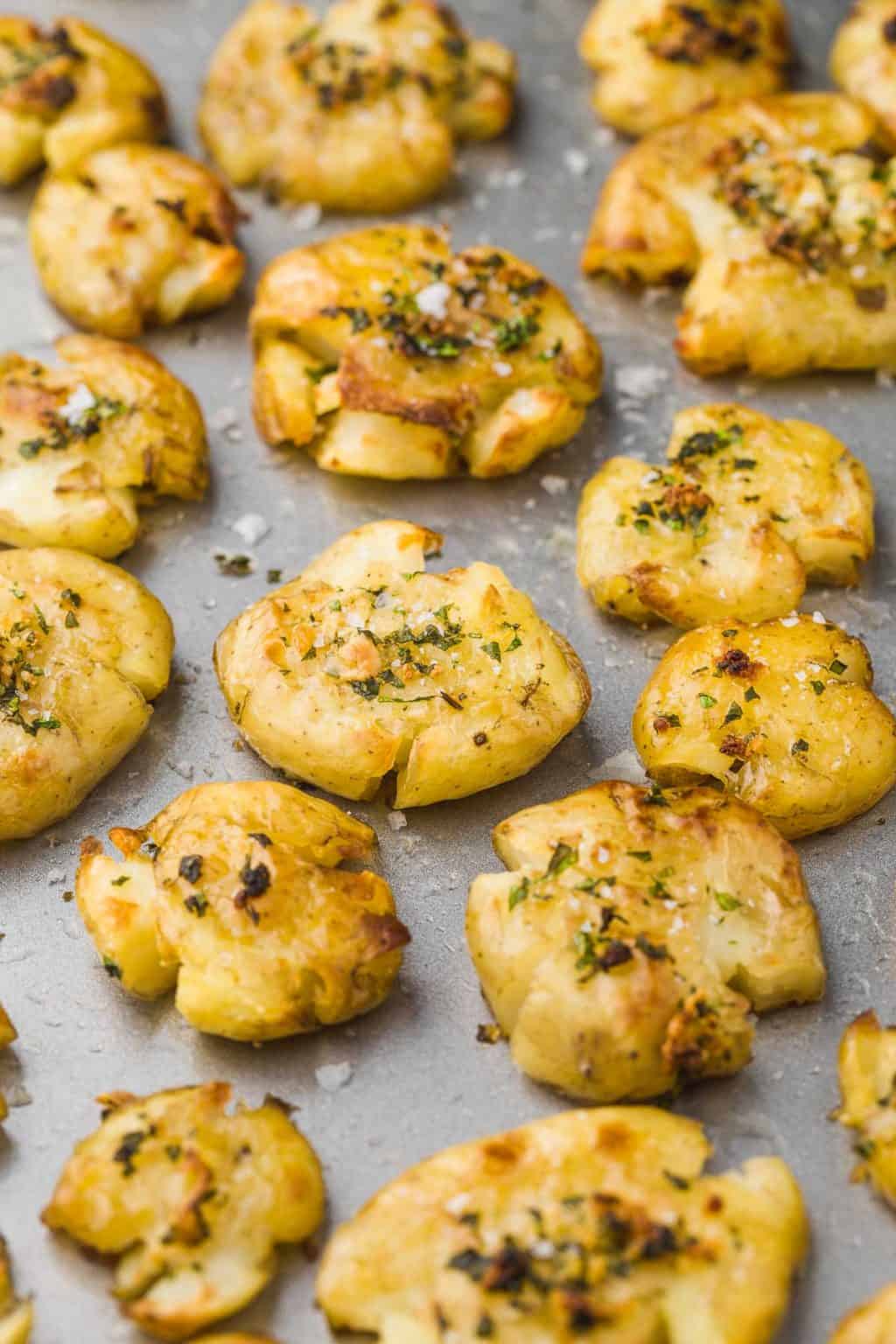 Crushed New Potatoes Recipe - Little Sunny Kitchen