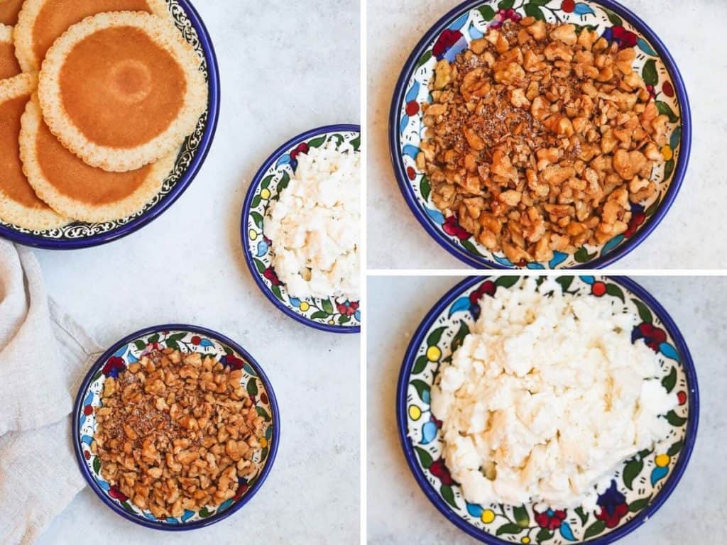 Atayef (Middle Eastern pancakes) - Little Sunny Kitchen