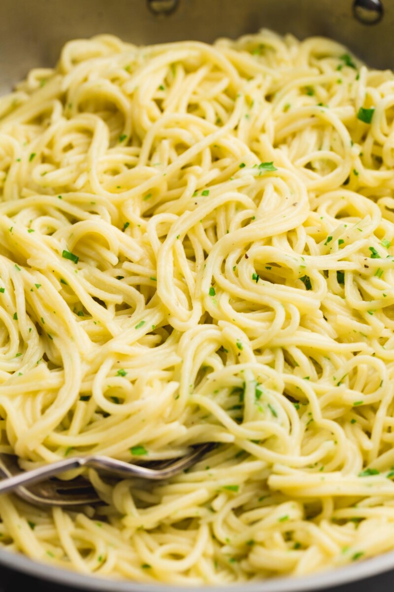 Garlic Butter Pasta - Little Sunny Kitchen