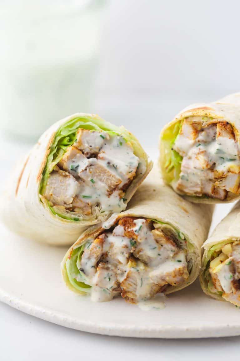 Grilled Chicken Wraps - Little Sunny Kitchen