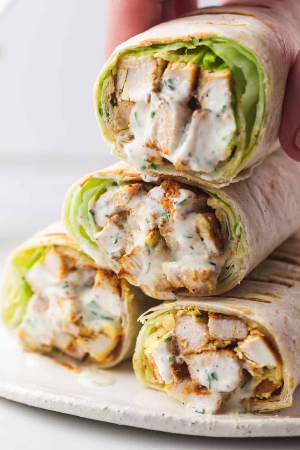 Grilled Chicken Wraps - Little Sunny Kitchen