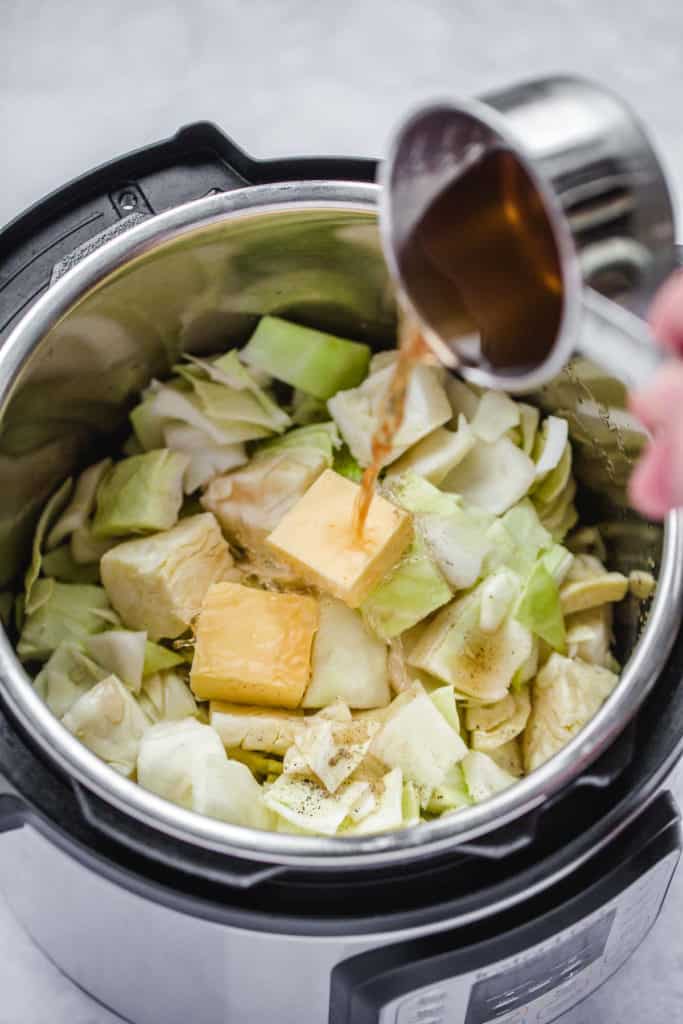 Instant Pot Buttered Cabbage - Little Sunny Kitchen