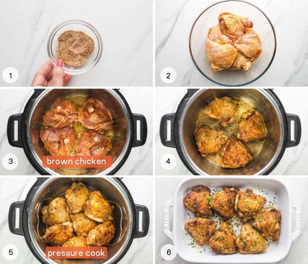 Easy Instant Pot Chicken Thighs Recipe (Juicy and Tender!)