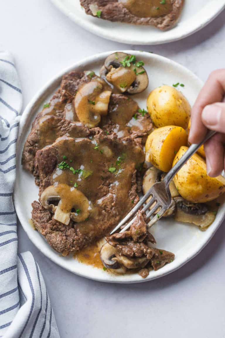 Instant Pot Cube Steak - Little Sunny Kitchen