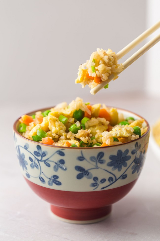 Simple Instant Pot Fried Recipe - Hibachi Style Fried Rice in Instant Pot