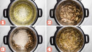 Instant Pot Mushroom Rice - Little Sunny Kitchen