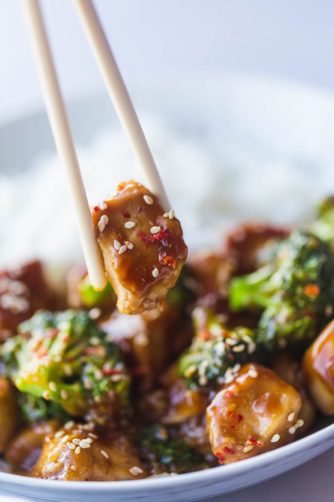 Instant Pot Chinese Chicken and Broccoli - Little Sunny Kitchen