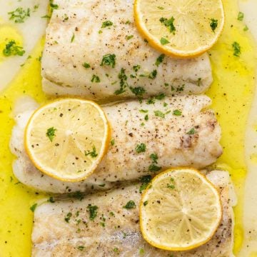 The Best Lemon Baked Cod Recipe - Little Sunny Kitchen