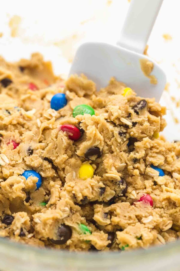 Soft and Chewy Monster Cookies Recipe - Little Sunny Kitchen