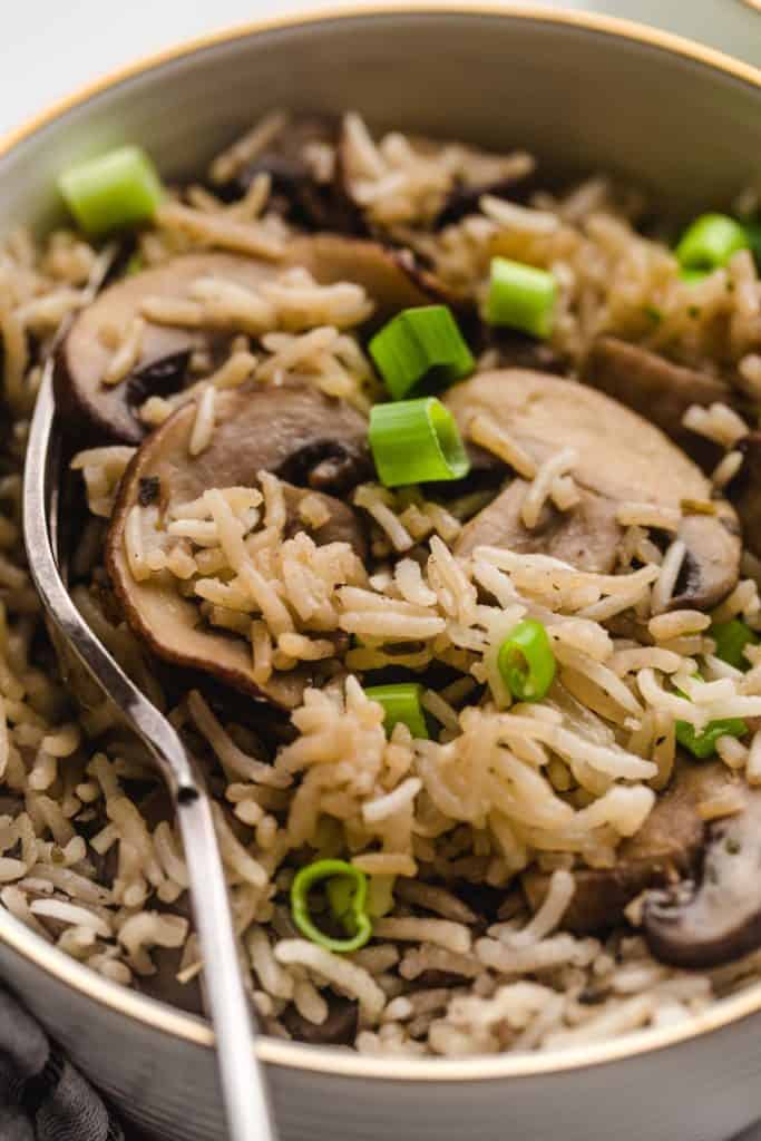 Mushroom Rice - Little Sunny Kitchen
