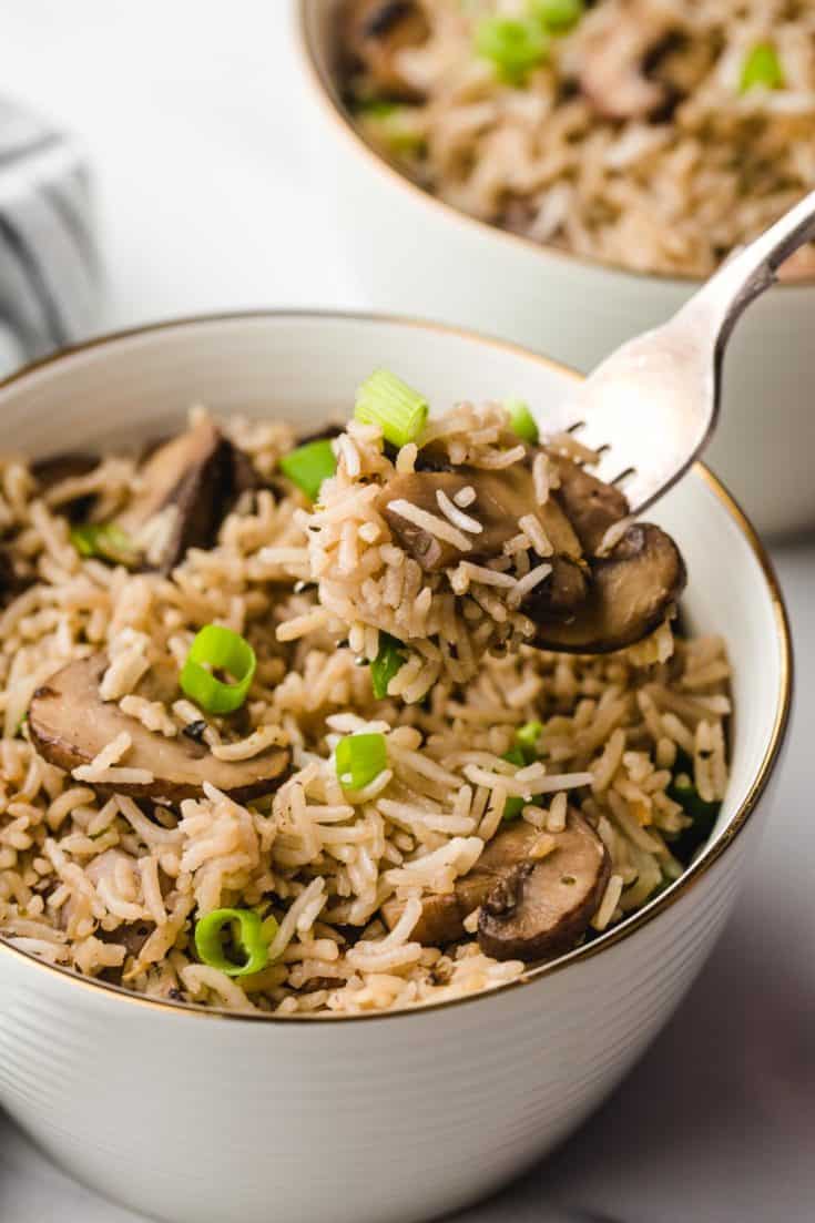 Mushroom Rice - Little Sunny Kitchen