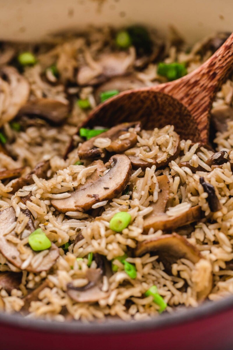 Mushroom Rice - Little Sunny Kitchen