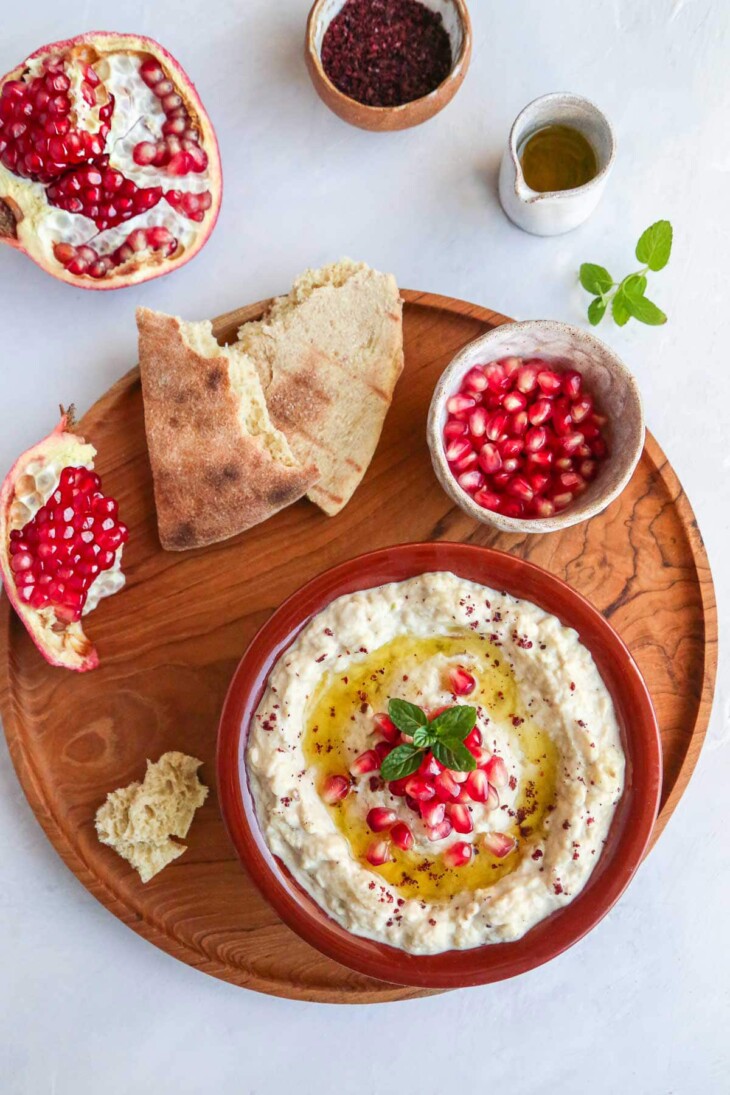 Mutabbal (eggplant dip)