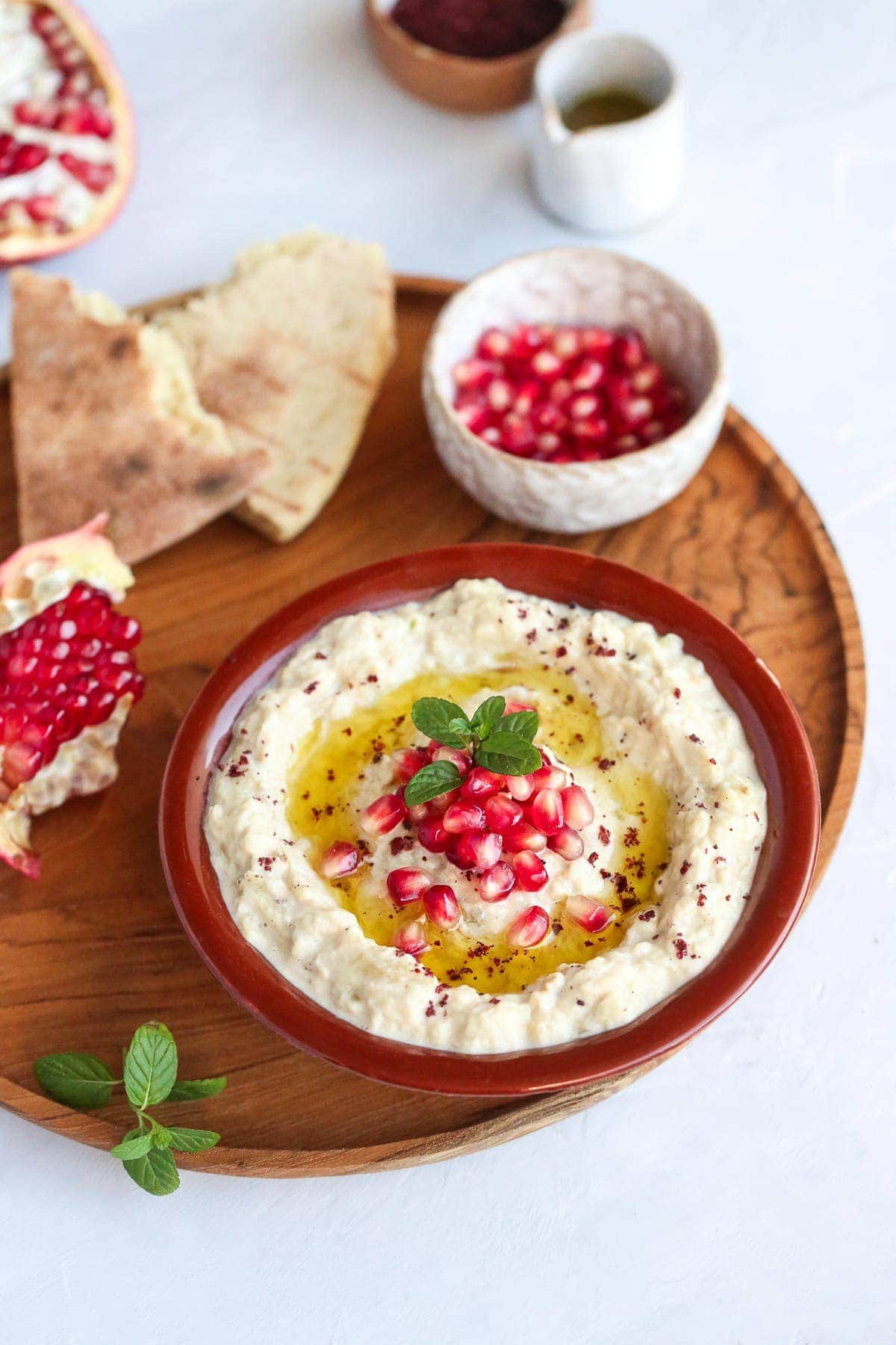 Mutabbal (eggplant dip)