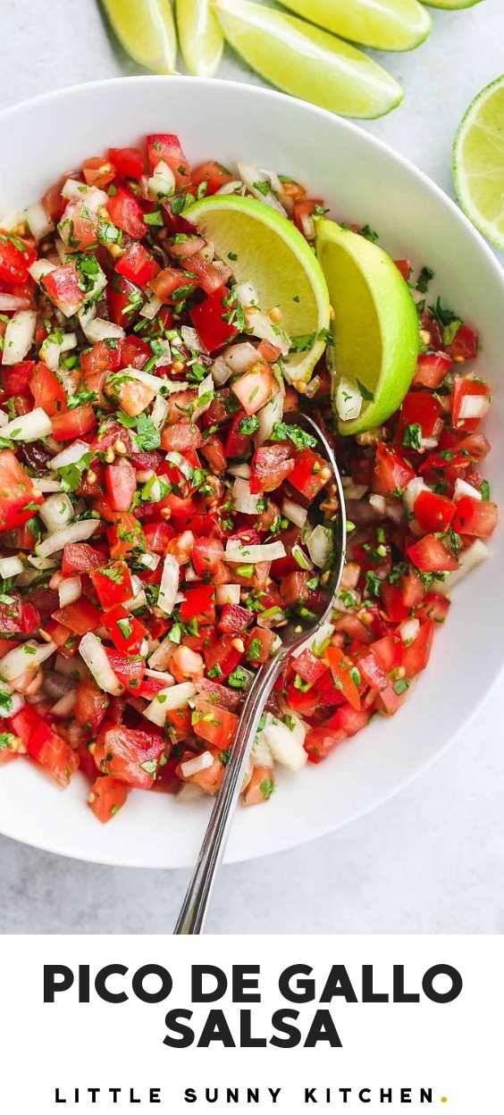 Pico De Gallo Salsa | Little Sunny Kitchen