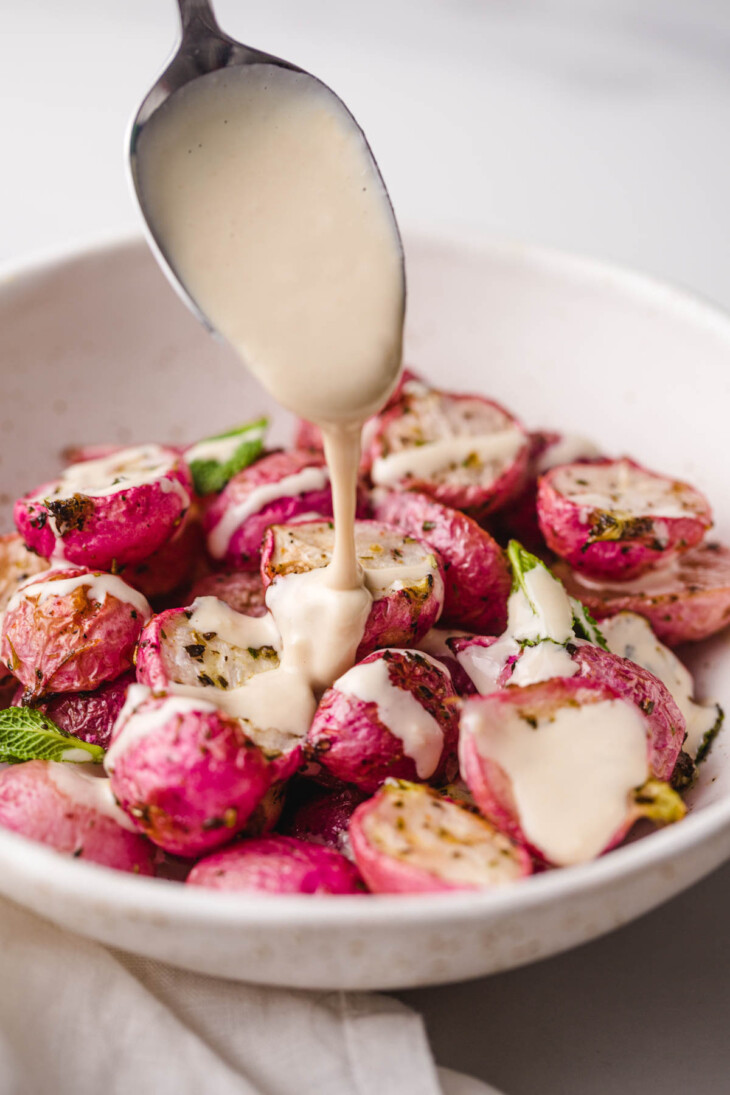 Roasted Radishes Side Dish (Low Carb!) - Little Sunny Kitchen