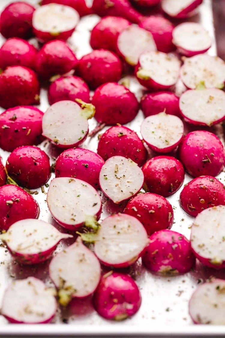 Roasted Radishes Side Dish (Low Carb!) - Little Sunny Kitchen