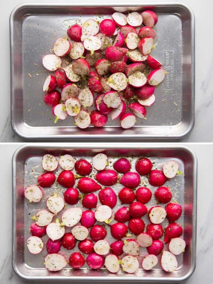Roasted Radishes Side Dish (Low Carb!) - Little Sunny Kitchen