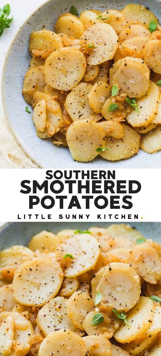 Smothered Potatoes - Little Sunny Kitchen