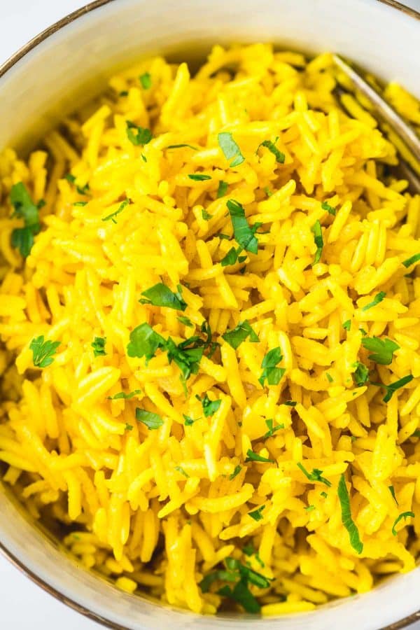 Easy Turmeric Rice Recipe - Little Sunny Kitchen
