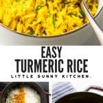 Easy Turmeric Rice Recipe - Little Sunny Kitchen