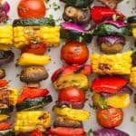 Grilled Veggie Kabobs - Little Sunny Kitchen