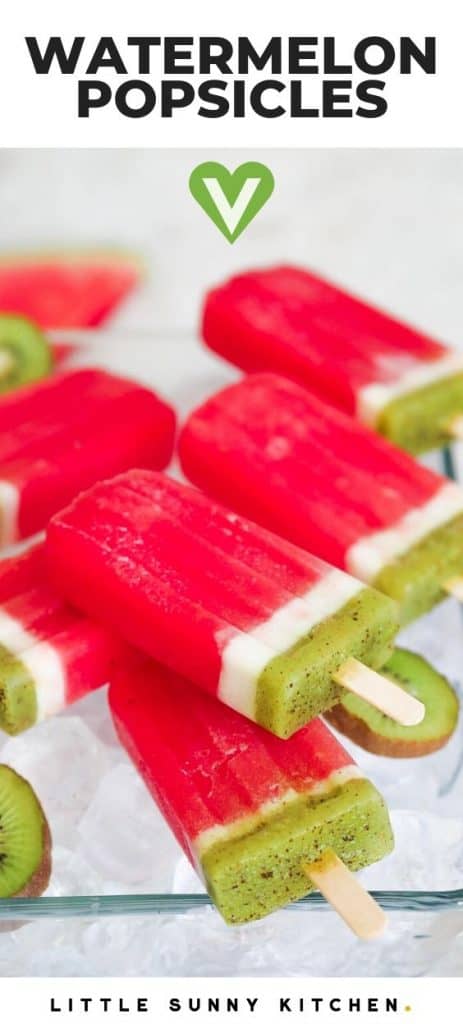 Watermelon Popsicles - Little Sunny Kitchen